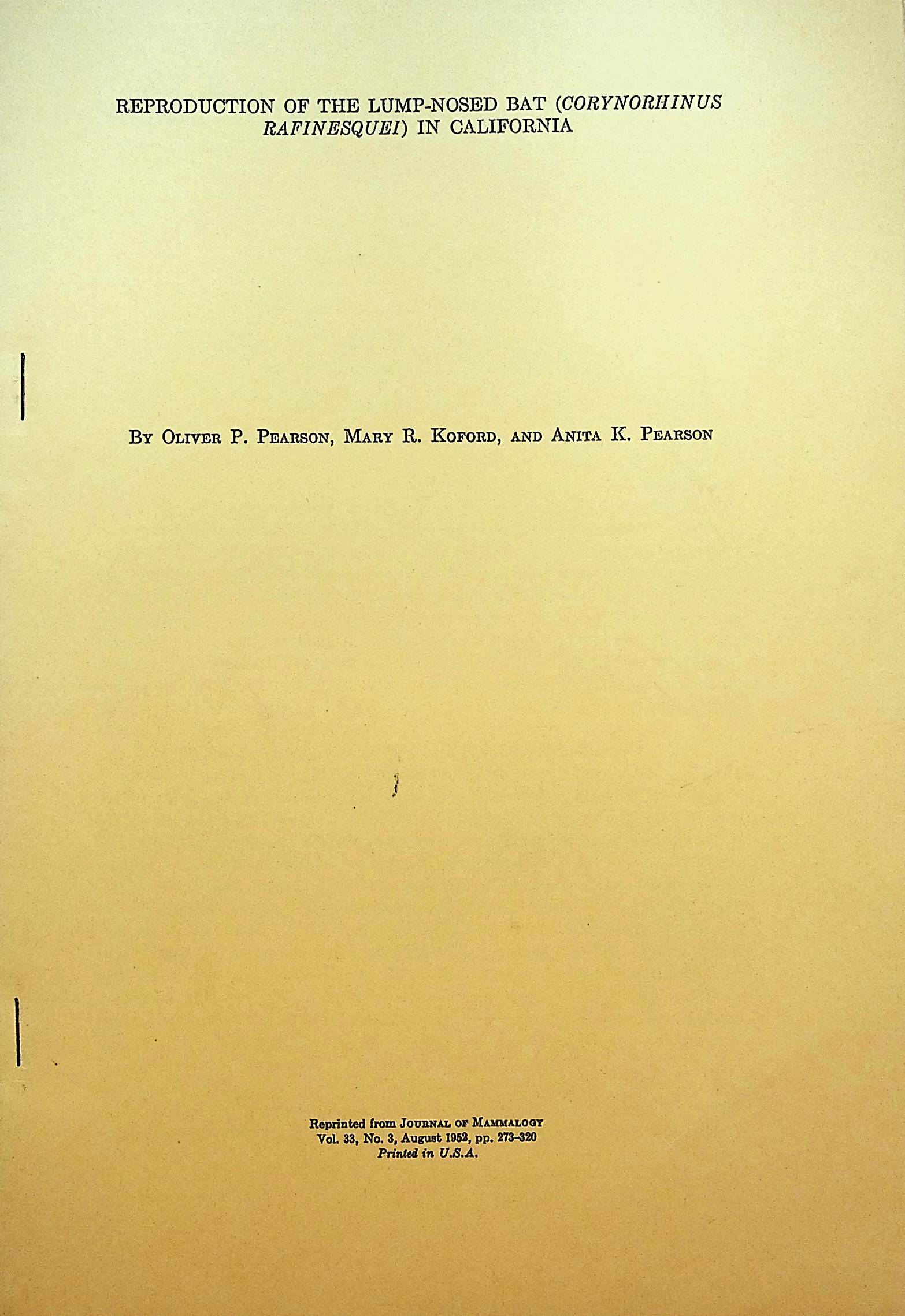 Collection of 36 offprints by legendary ecologist and Director of the ...