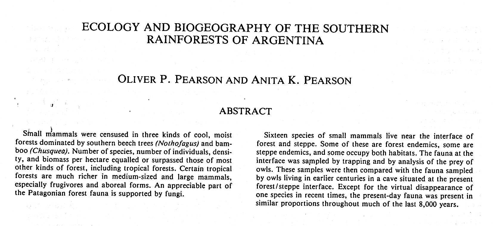 Collection of 36 offprints by legendary ecologist and Director of the ...