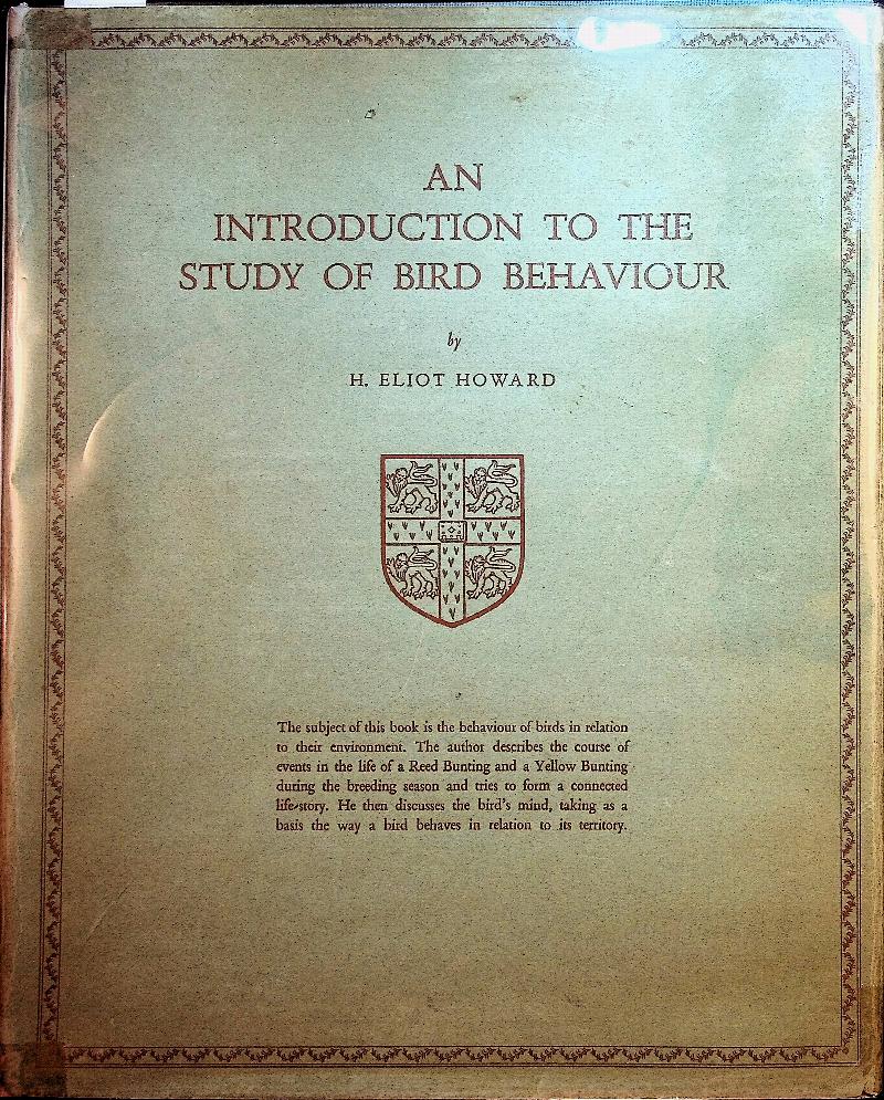 An Introduction to Bird Behaviour