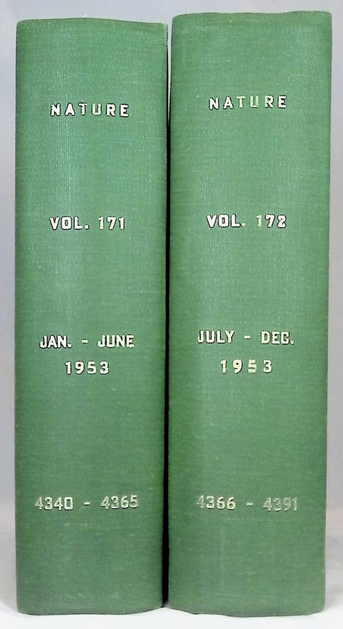 Nature: Molecular Structure of Nucleic Acids