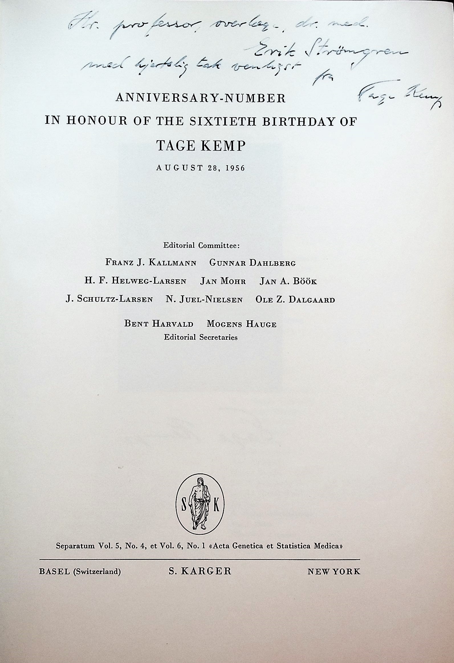 Proceedings of the First International Congress of Human Genetics ...