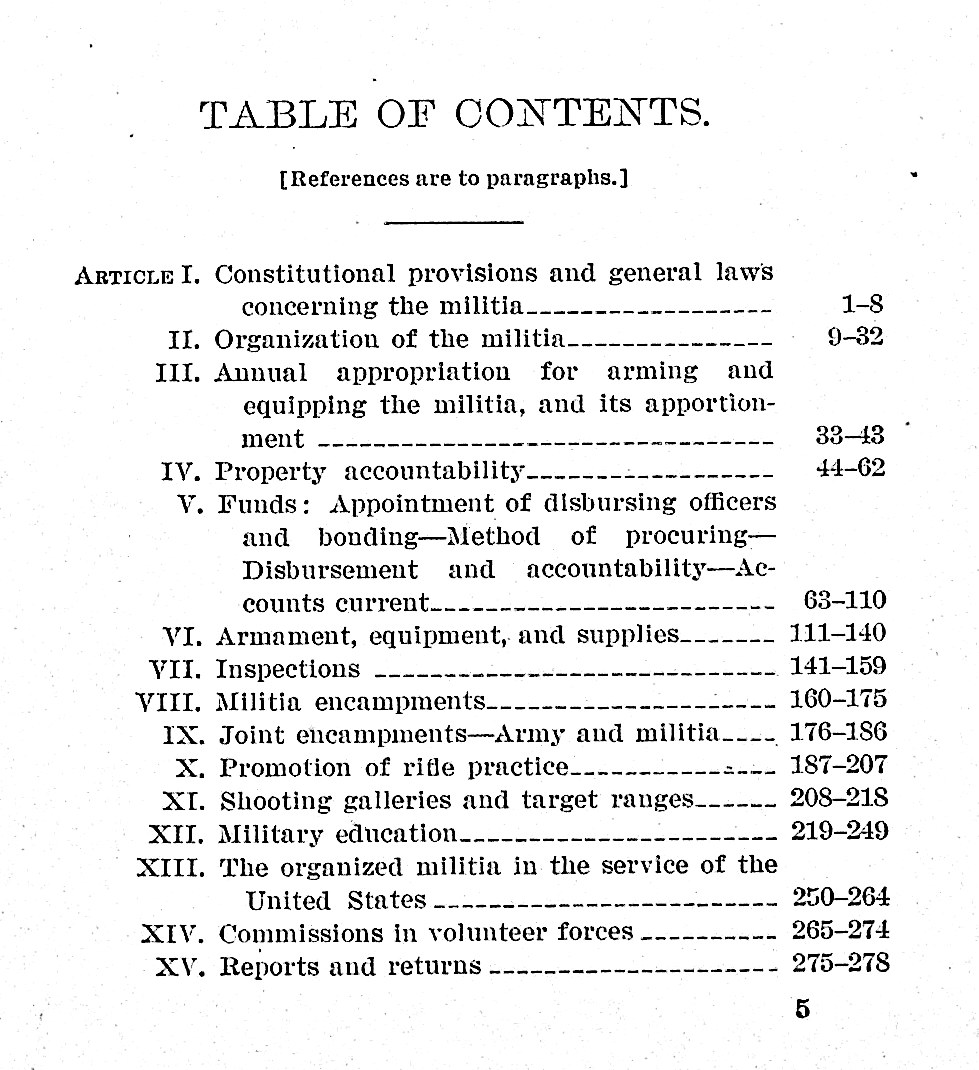 Regulations of the War Department governing the Organized Militia under ...